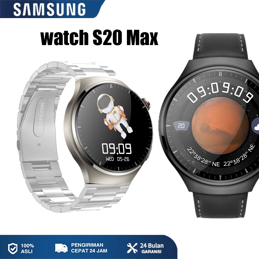 Jual 100%ORI Samsung Smartwatch Galaxy S20 Max Multifunctional watch ...