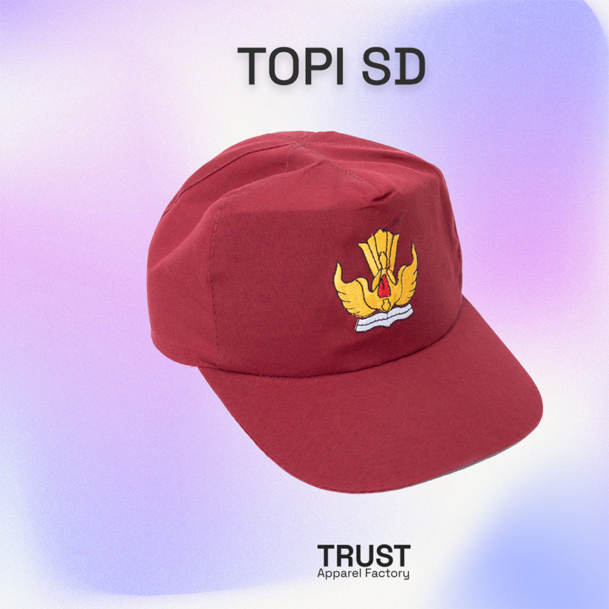 Jual Trust Apparel Factory - Topi SD / Topi Sekolah SD / Topi Logo ...