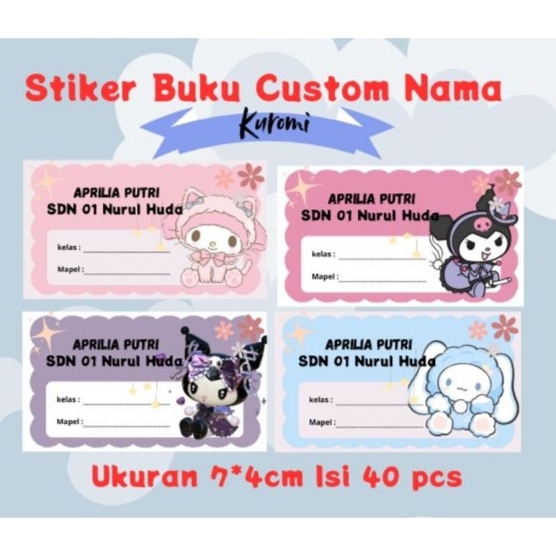 Jual TERBARU!! KUROMI - SANRIO & KAWAN-KAWAN / STIKER BUKU MATA ...
