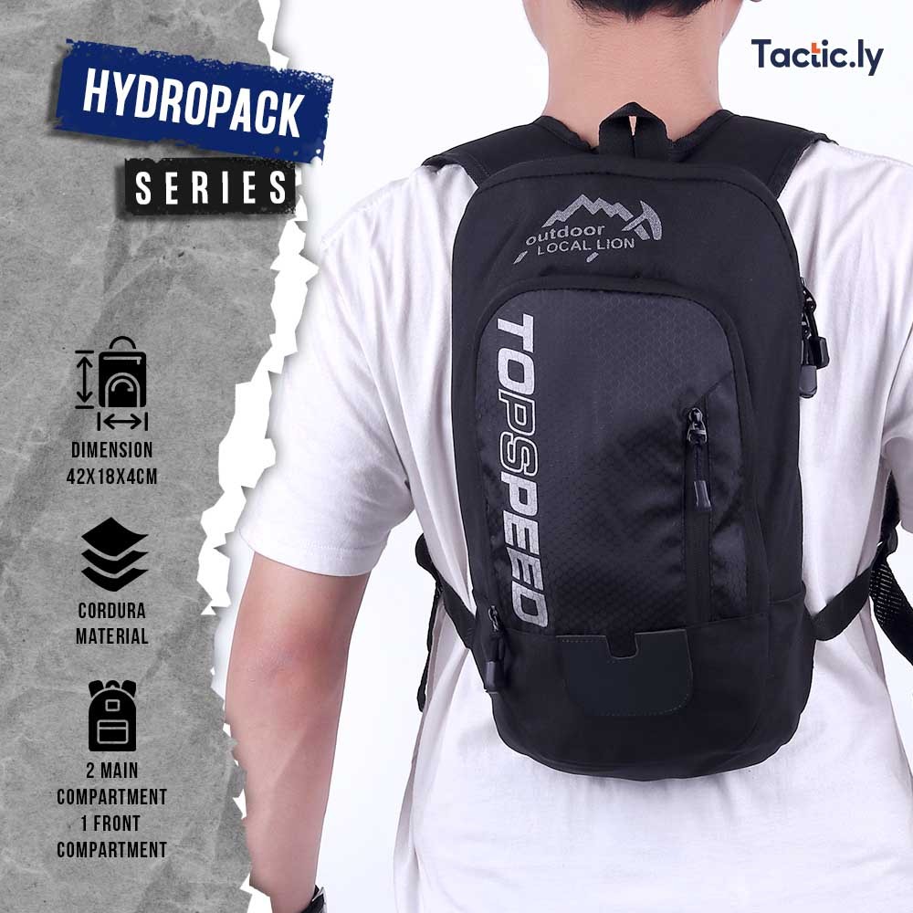 Jual ARGALOKA Tas Ransel Pria Kecil Hydropack Tas Punggung Cowok Top Speed Tas Olahraga Sepeda ...
