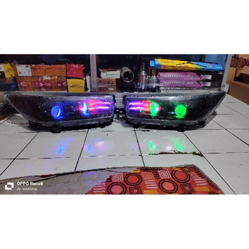 Jual Headlamp Biled Inova Reborn Full RGB | Shopee Indonesia