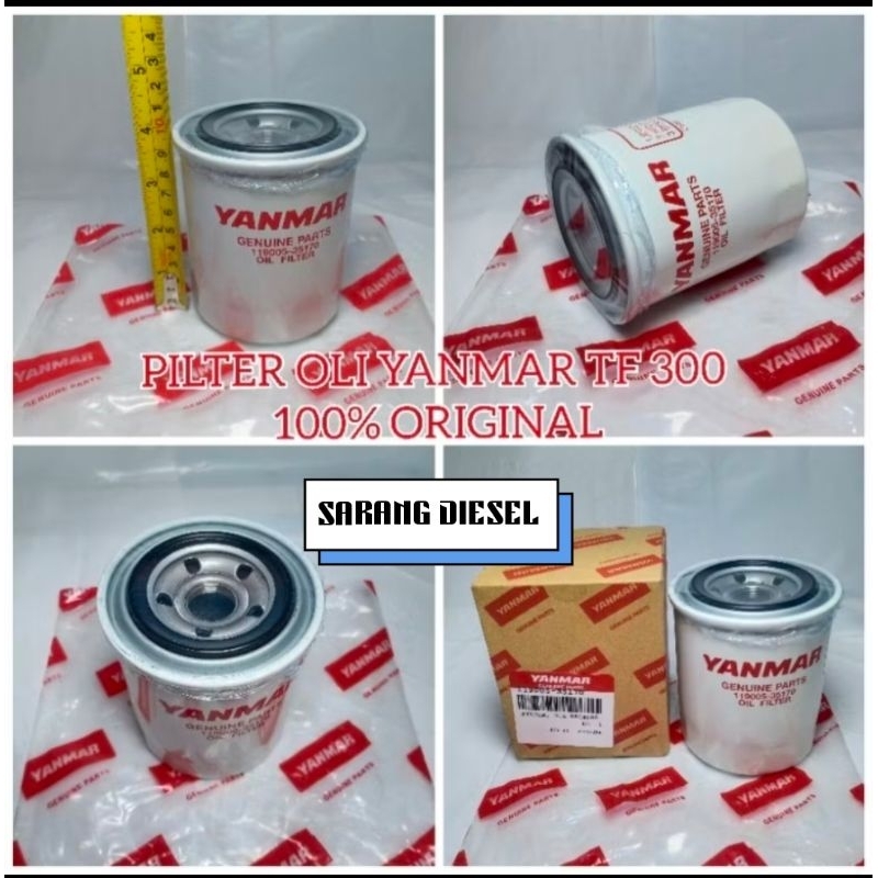 Jual FILTER OLI YANMAR TF 300 ASLI. FILTER OLI MESIN TF 300 ORIGINAL ...