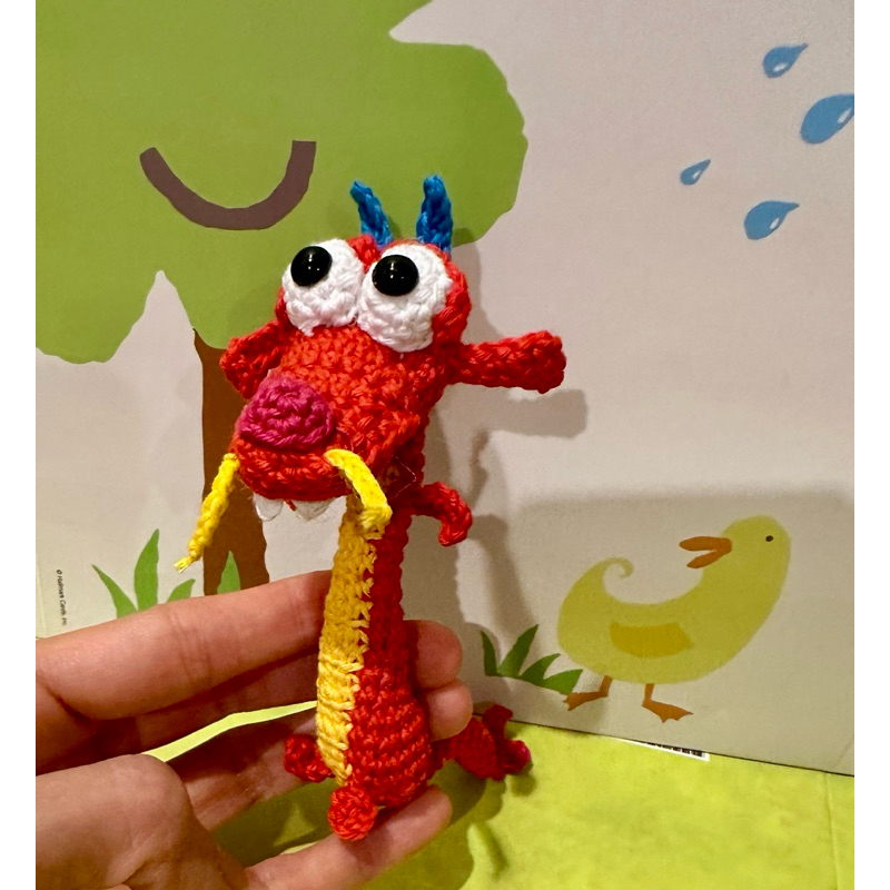 Jual boneka rajut disney mushu dragon naga | Shopee Indonesia
