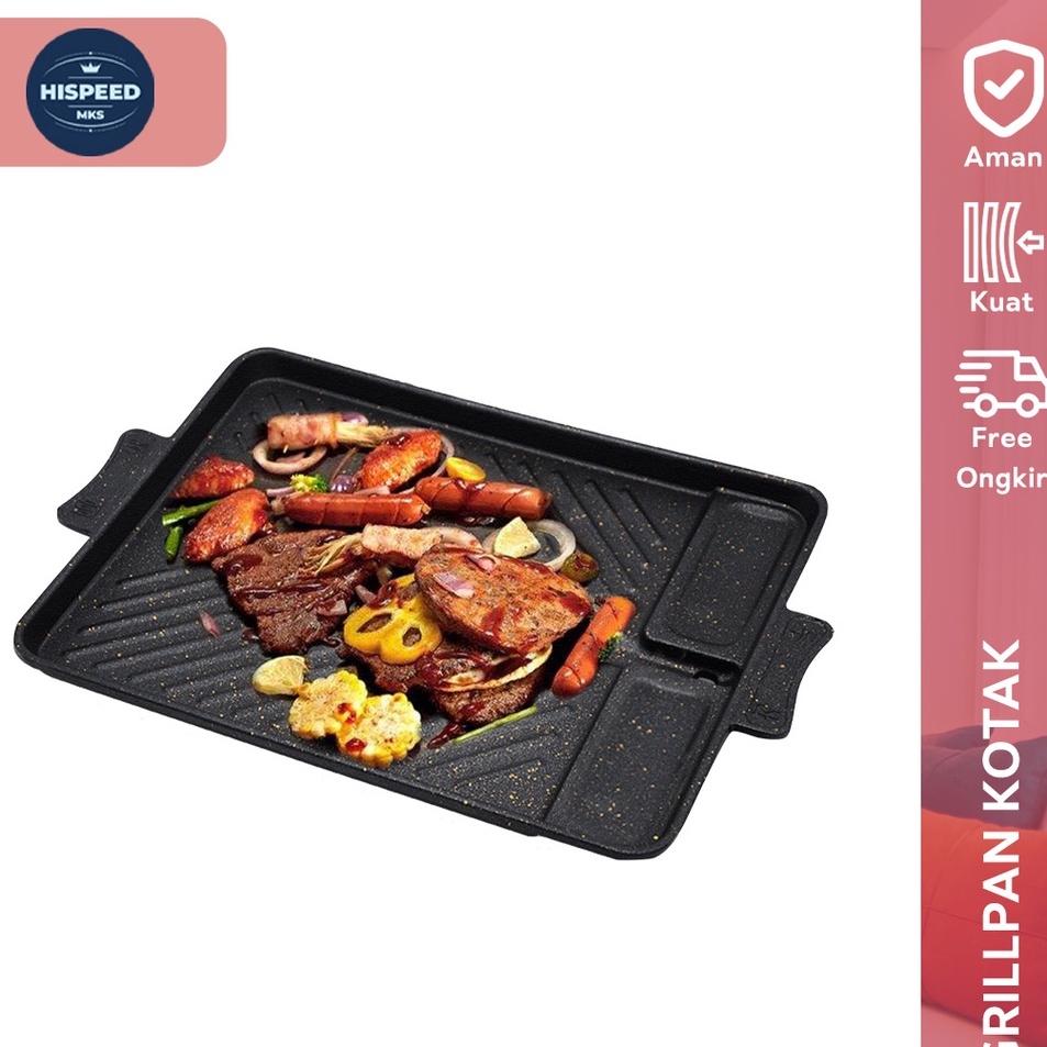 Jual Sedang Populer Grill Pan Yakiniku Panggangan Daging Korean BBQ ...