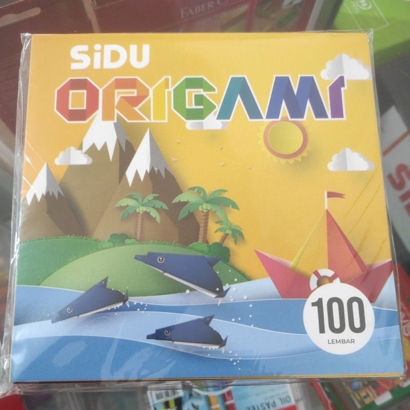 Jual Kertas Origami SIDU 16x16 cm isi 100 lembar | Shopee Indonesia