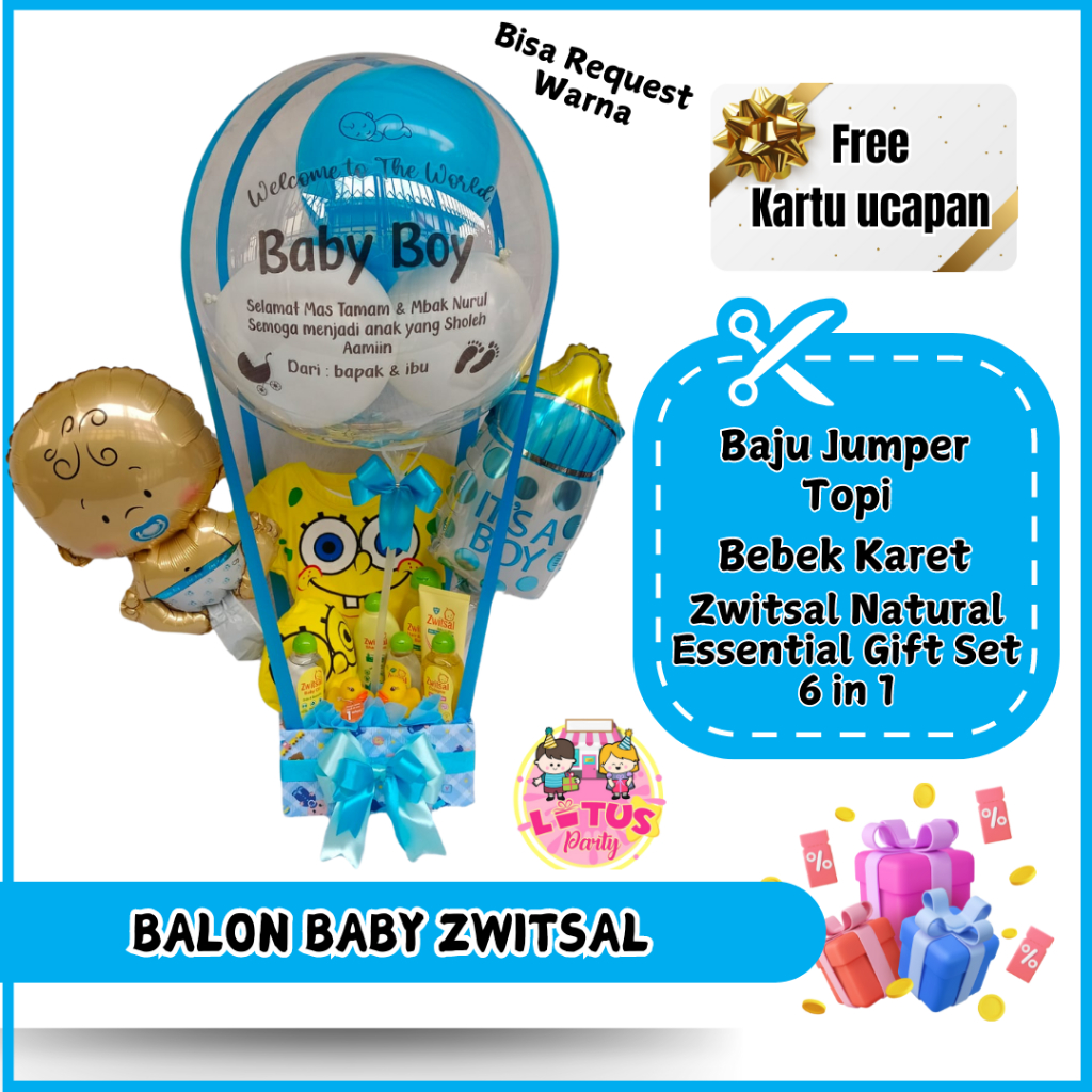 Jual Balon Baby Zwitsal / Balon Baby Zwitsal New Born / Balon Baby ...