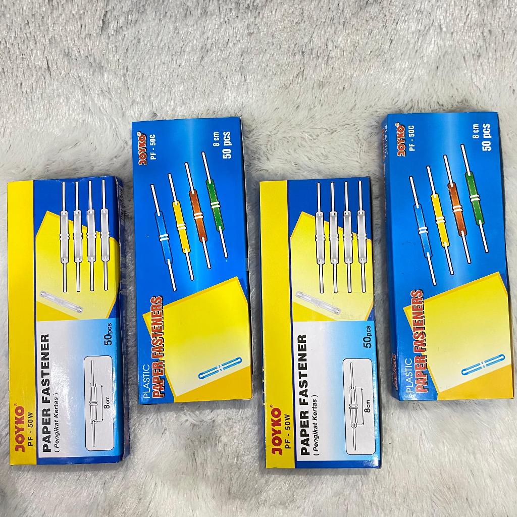 Jual Pengikat Kertas merk JOYKO Paper Fastener type PF-50W | Shopee ...