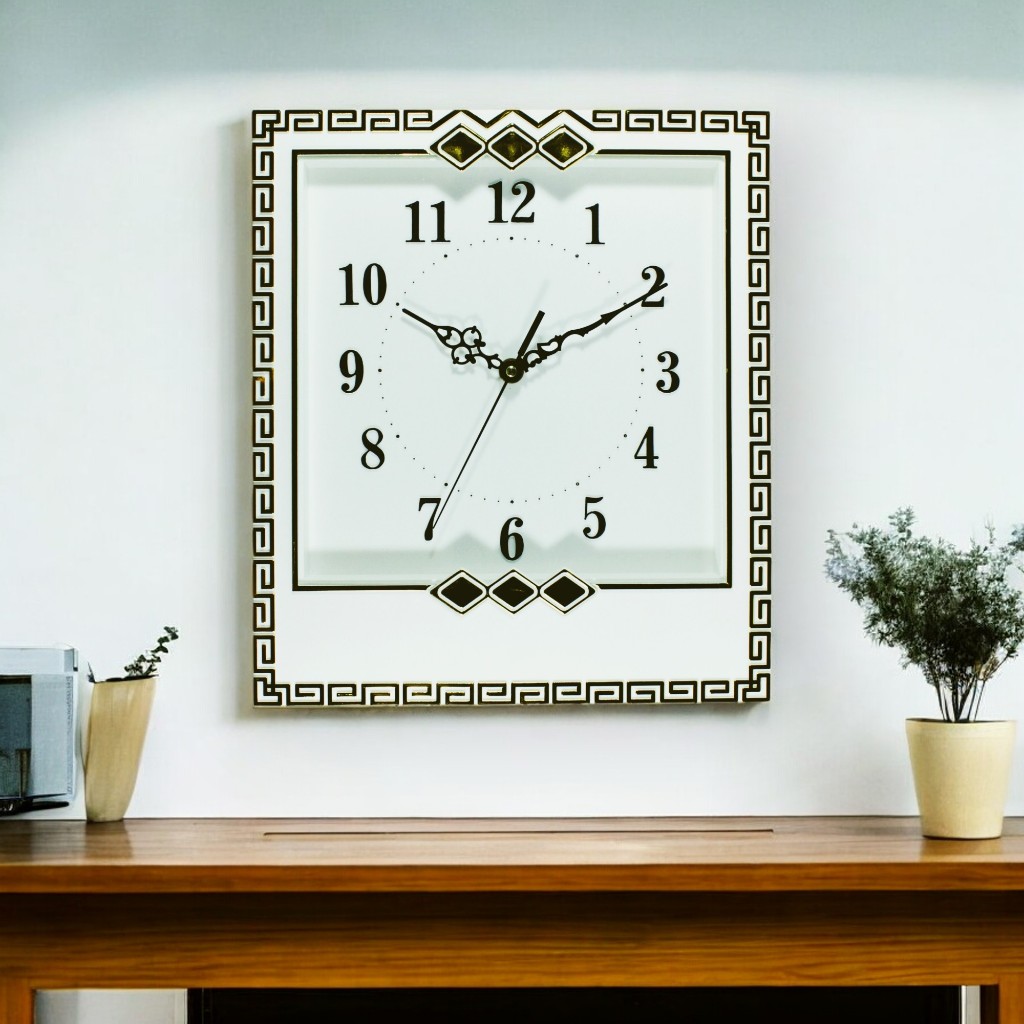 Jual ESA Jam Dinding Bunyi Lonceng Tiap Jam Gaya Vintage Warna Putih ...