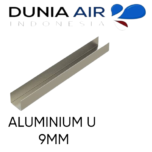 Jual Aluminium Profile Lis U Aluminium 9MM | Shopee Indonesia