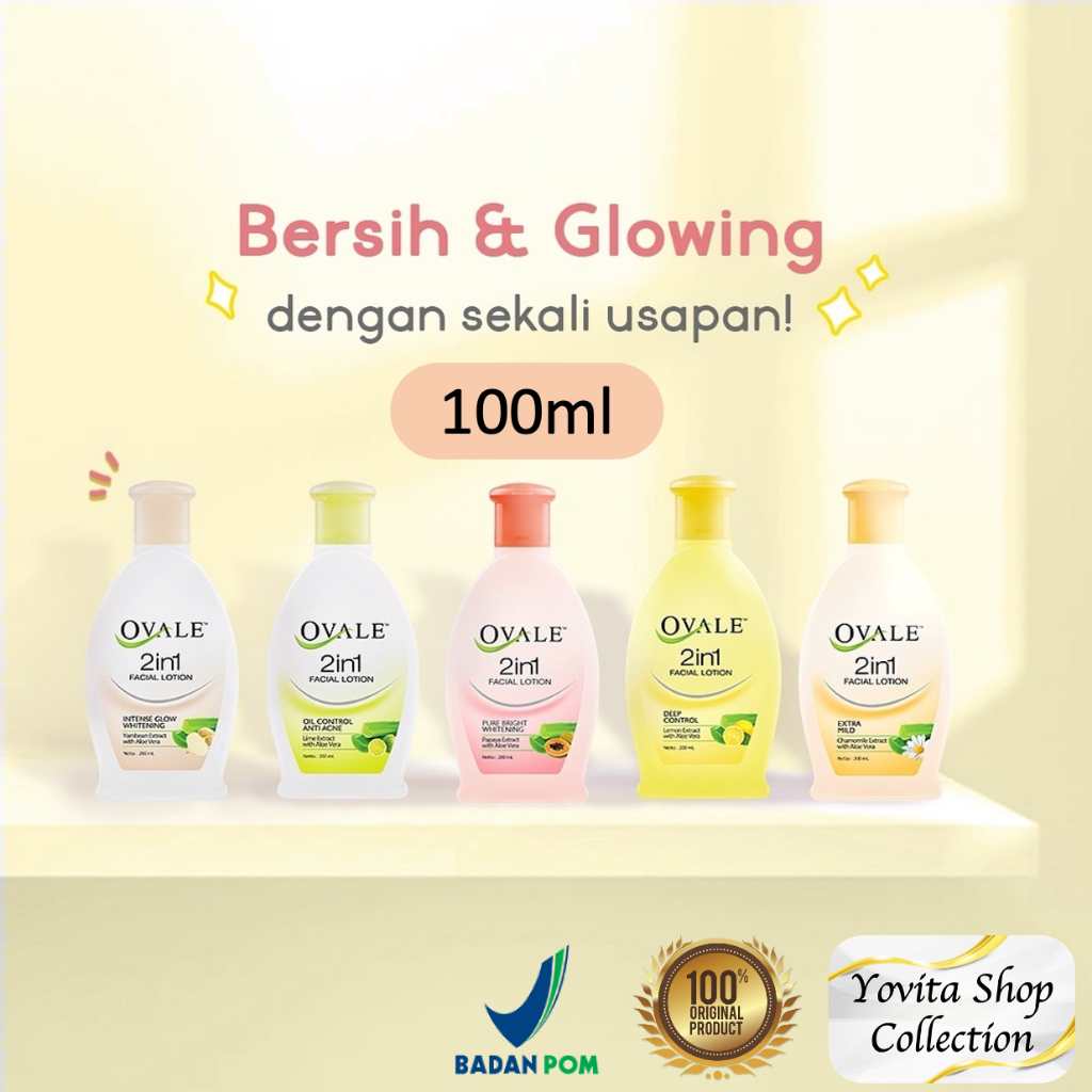 Jual Ovale Facial Lotion 100ml. Pembersih Wajah Ovale | Shopee Indonesia