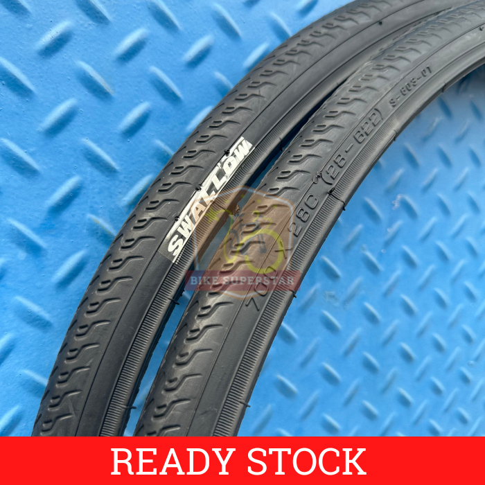 Jual Ban Luar Sepeda Ukuran 700 x 28c Swallow Deli S-603 Road Bike Balap Fixie Fixed Gear ...