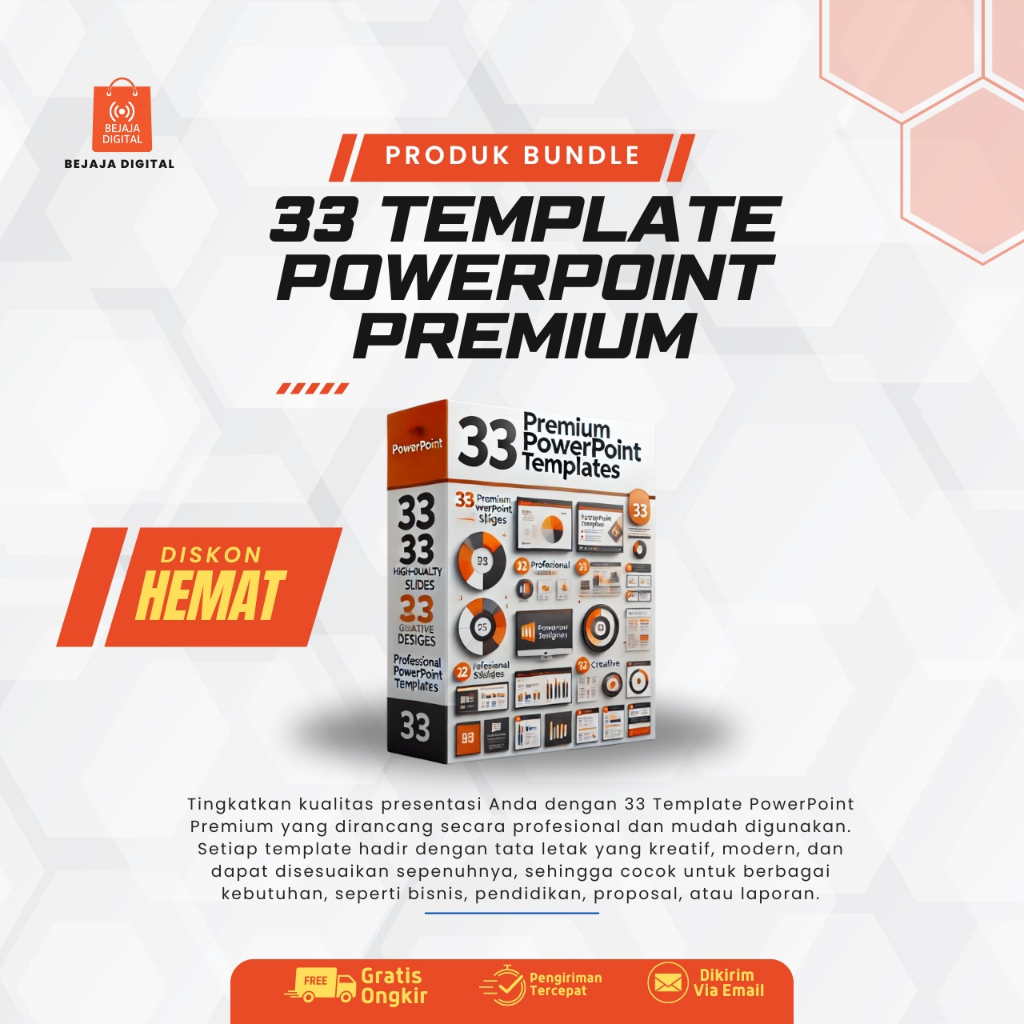 Jual 33 Template PowerPoint Premium – Solusi Sempurna untuk Presentasi Profesional & Kreatif ...