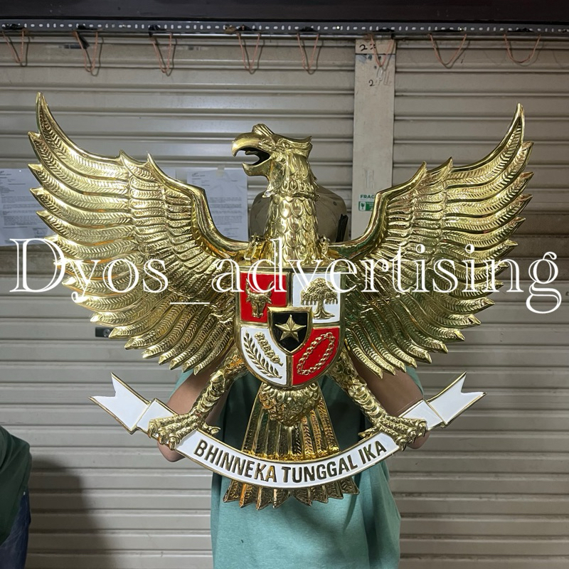 Jual lambang garuda pancasila kuningan 60 cm | Shopee Indonesia