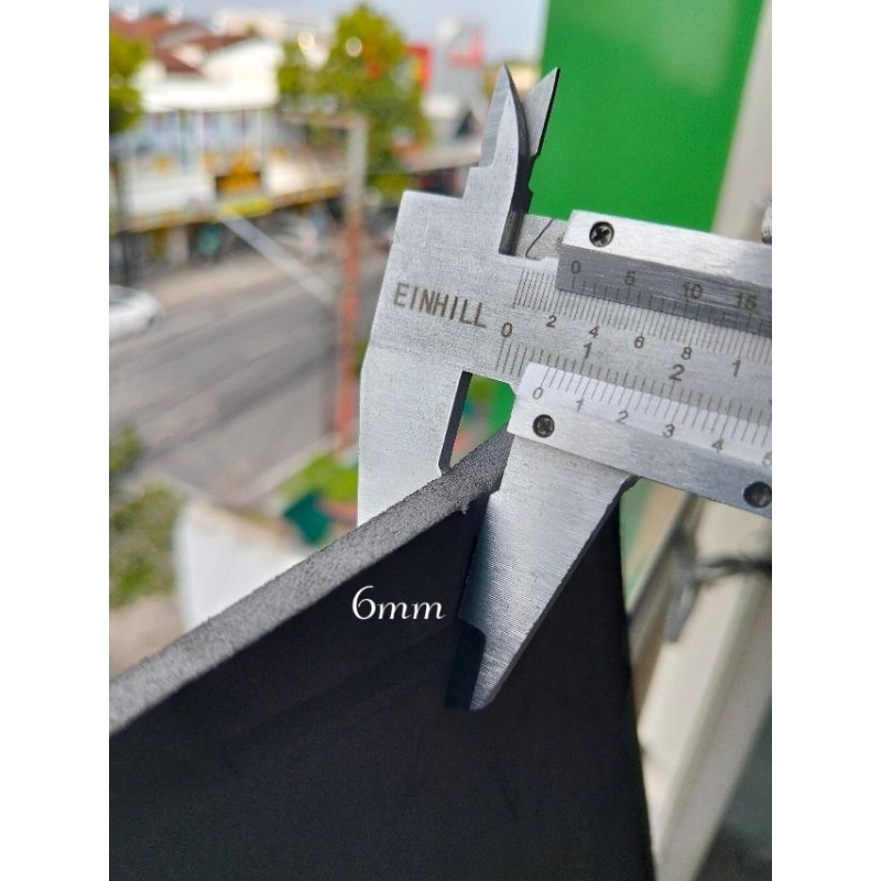 Jual Spon Ati / Spon Eva / Spon Busa Hati Hitam Tebal 6mm (225cm × ...