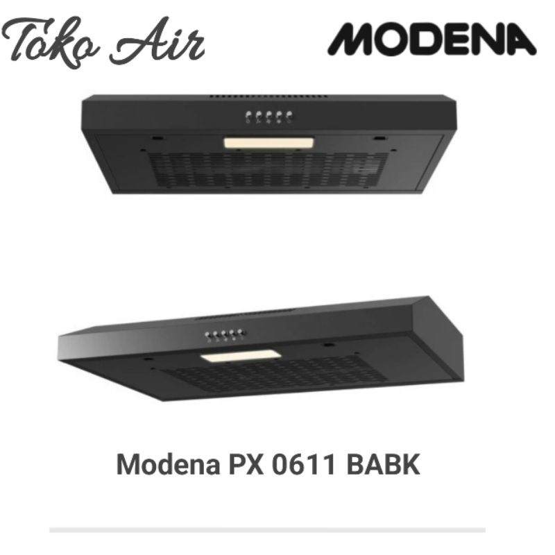 Jual Cooker Hood Modena PX 0611 BABK Tudung Hisap Modena PX0611BABK Pengiriman Pulau Jawa ...