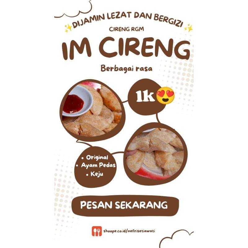 Jual IM CIRENG Rasa Ayam Pedas, Paket 2 Bungkus (isi 20 pcs). Pasti ...