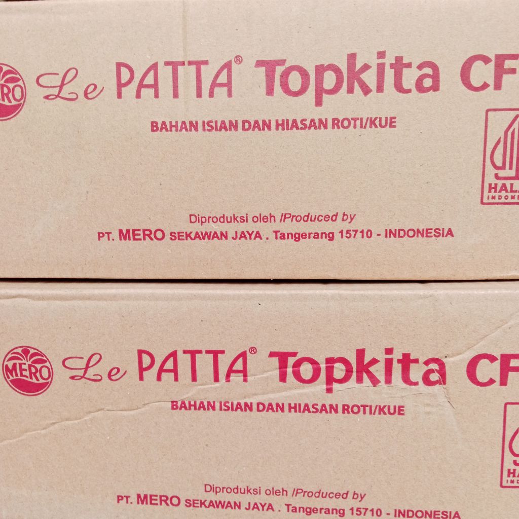 Jual SELAI BUAH OLESAN ROTI KUE LE PATTA TOPKITA CF 1 DUS | Shopee ...