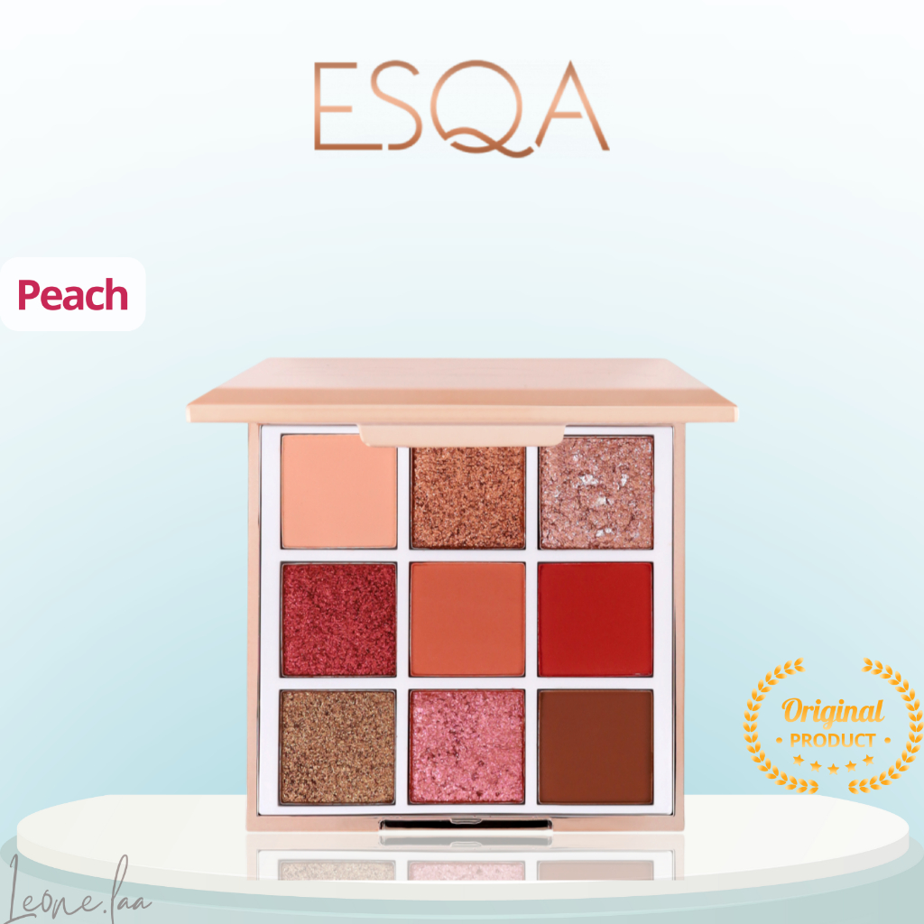 Jual ESQA Goddess Eyeshadow Palette - Peach | Shopee Indonesia
