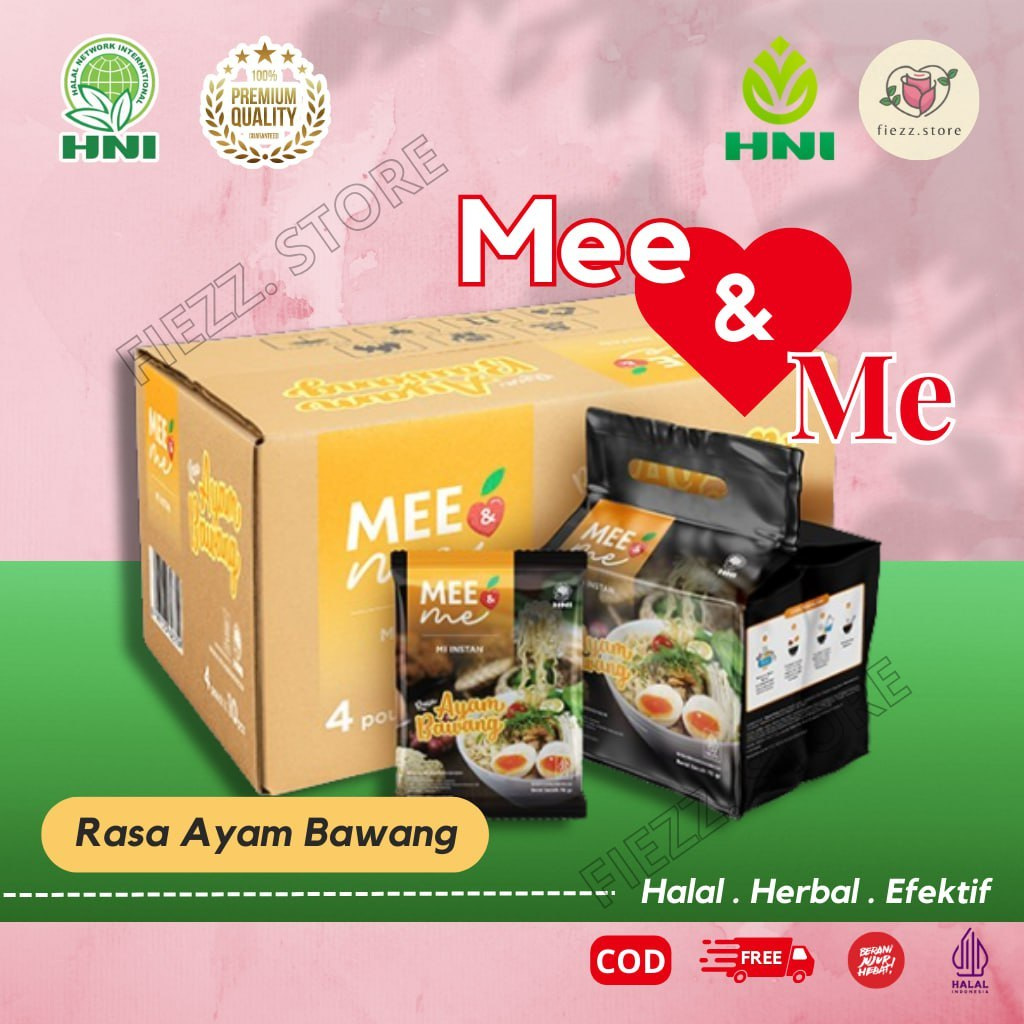Jual Mee and Me Karton Mie Rebus Rasa Ayam Bawang HNI | Shopee Indonesia
