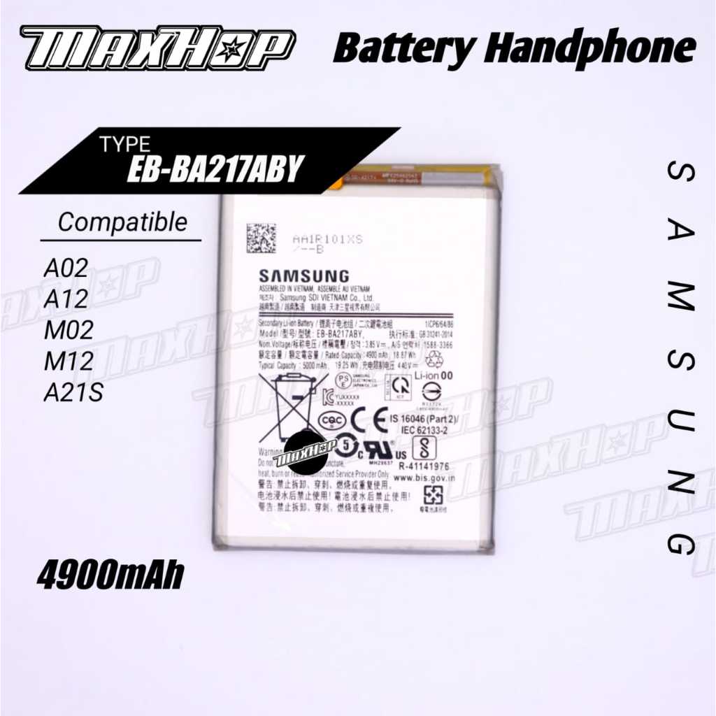 Jual Baterai Samsung Galaxy A02 / A12 / A13 / M02 / M12 / A21S / EB ...