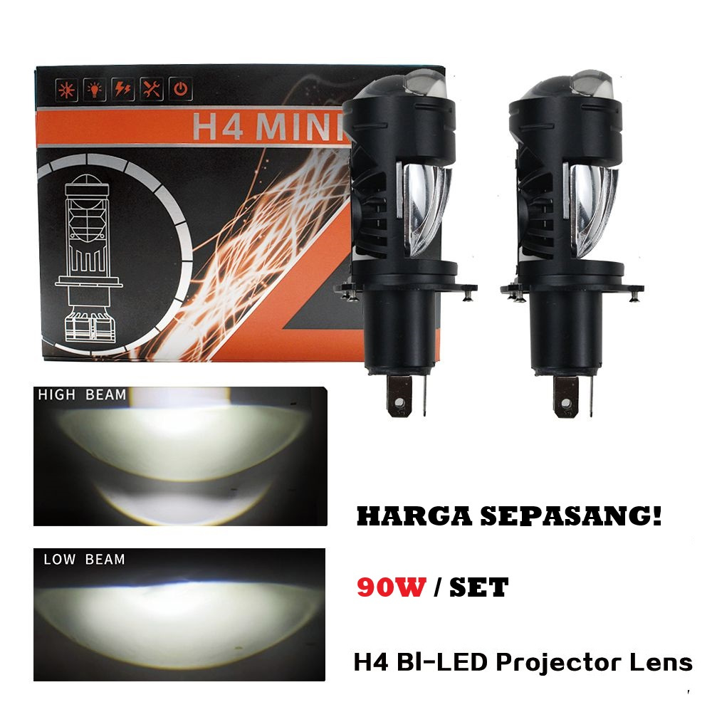 Jual Lampu LED biled H4 P6 Projector bi led projie proyektor mobil ...