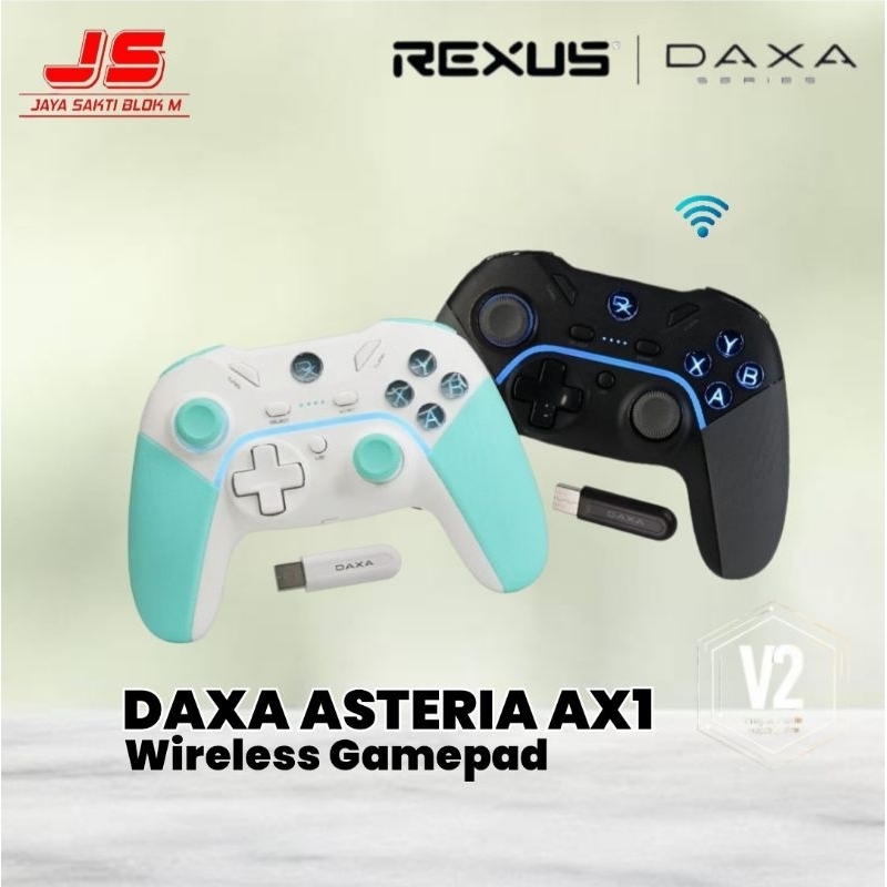 Jual Rexus Daxa Asteria AX1 V2 GEN 2 Wireless Gamepad Joystick | Shopee ...
