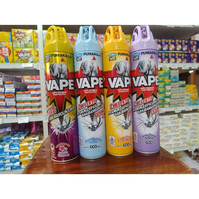 Jual Fumakila vape aerosol anti nyamuk dan kecoa (600ml) | Shopee Indonesia
