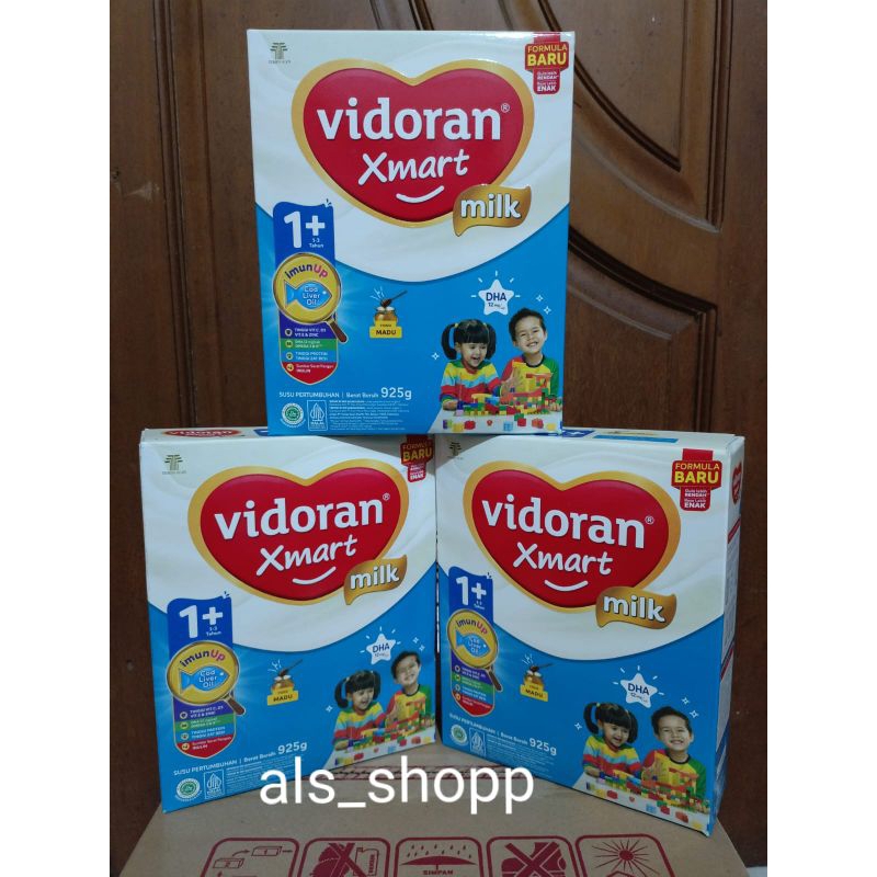 Jual Susu Formula Susu Tambahan Susu Balita Vidoran Xmart 1+ untuk Usia ...