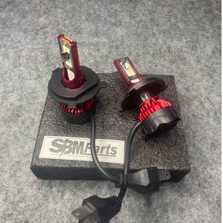 Jual lampu mobil Lampu LED Mobil Headlight Lampu Utama H4 55W ...