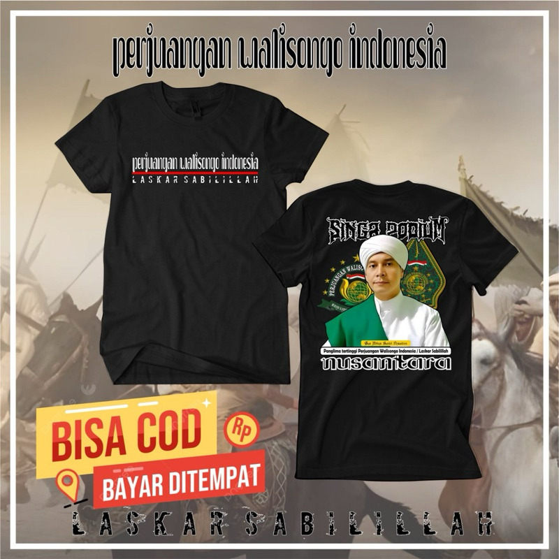 Jual KAOS DAKWAH TERBARU PWI LASKAR SABILILLAH GUS ABBAS BUNTET ...