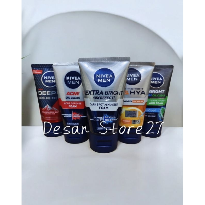 Jual Nivea Men Facial Foam 100 ml | Shopee Indonesia