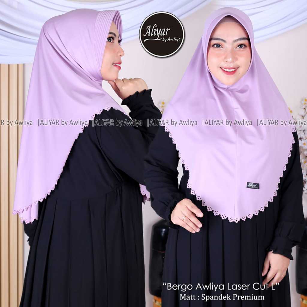 Jual BERGO AWLIYA LASER CUT SIZE L ORIGINAL ALIYAR BY AWLIYA | HIJAB ...