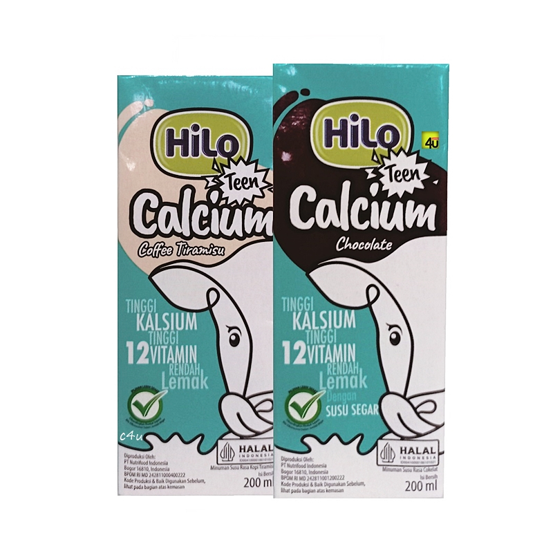 Jual HiLo Calcium TEEN - Susu UHT - 200 ml | Shopee Indonesia