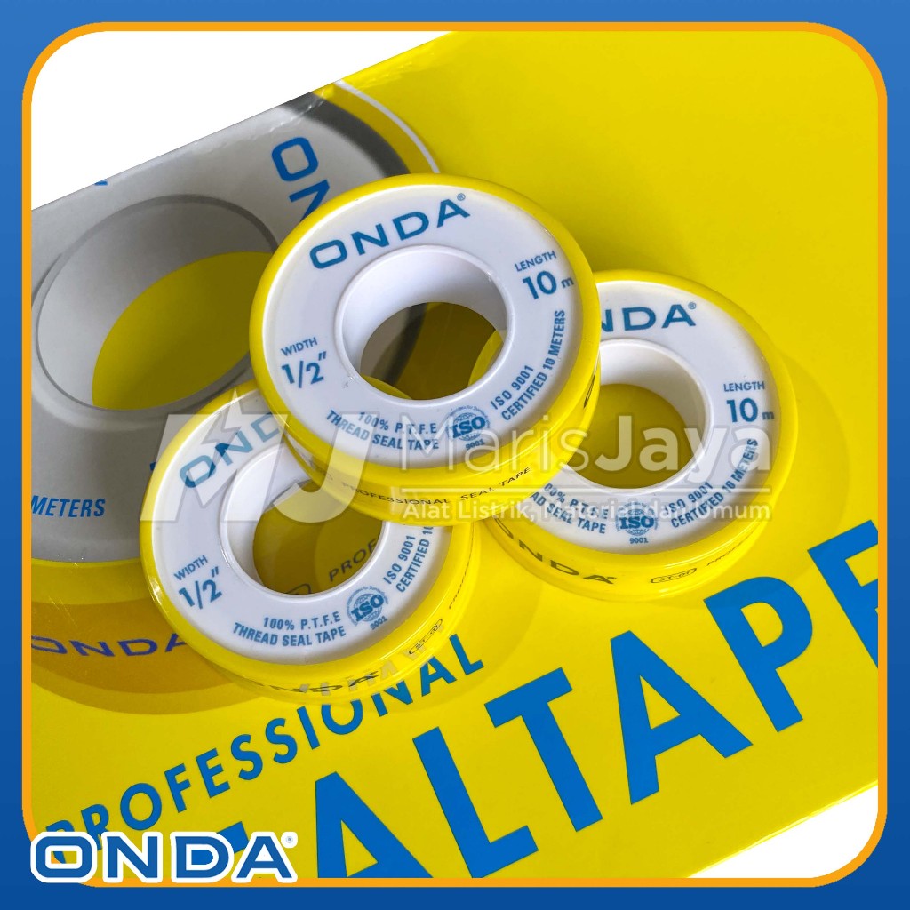 Jual Seal Tape / Siltip ONDA 1/2" 10meter | Shopee Indonesia