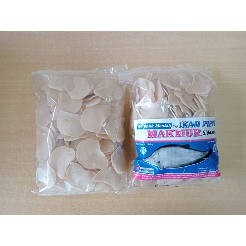 Jual KERUPUK IKAN PIPIH (BESAR) CAP MAKMUR,Krupuk mentah rasa ikan ...
