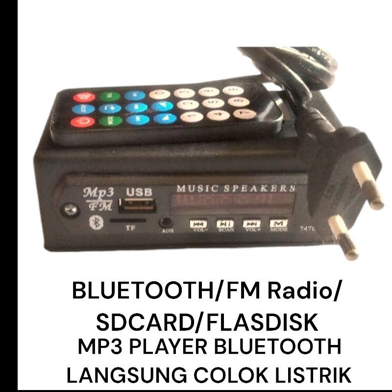 Jual MP3 Bluethoot /Radio FM Rakitan langsung listrik (Siap pakai ...