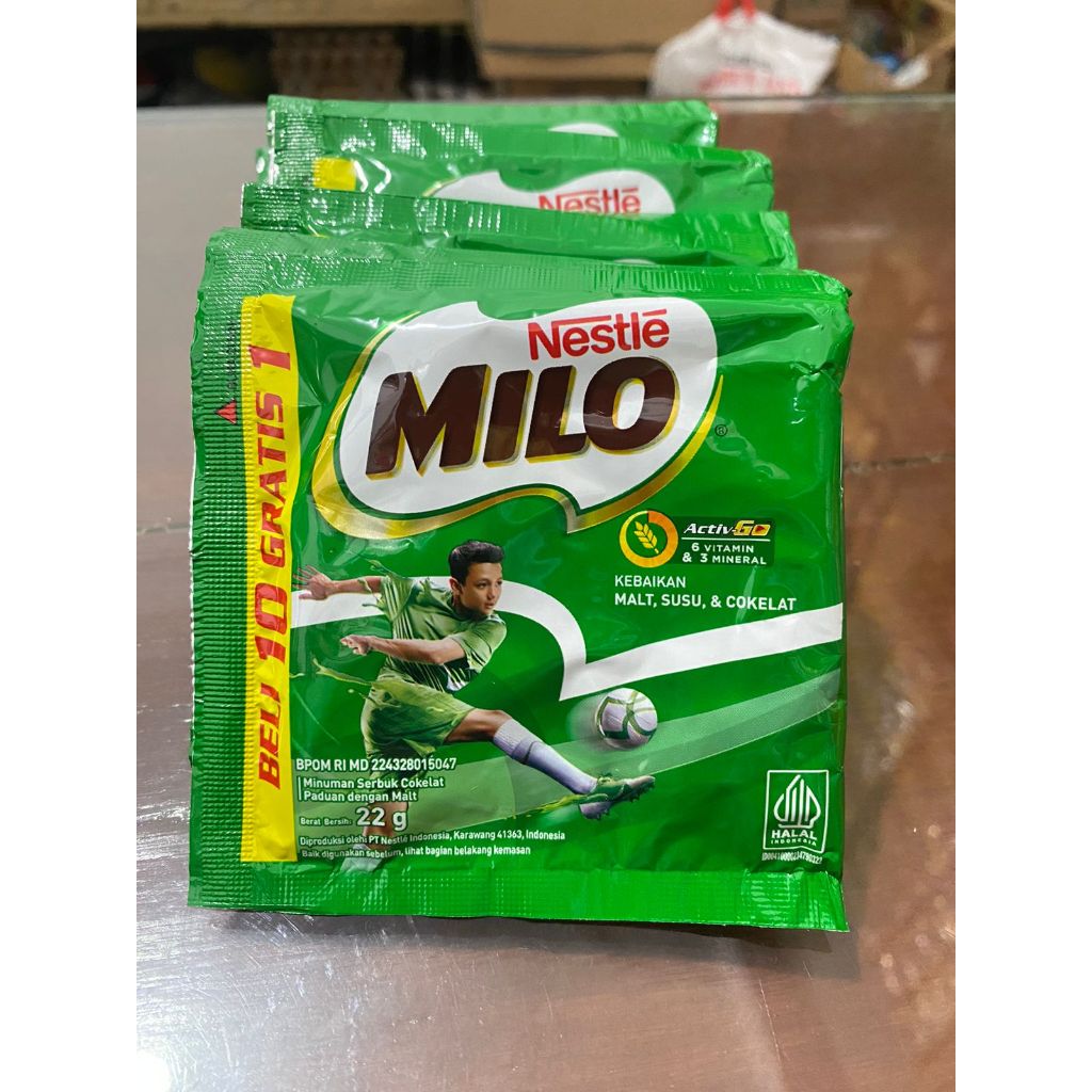 Jual Promo Milo 1 Renceng 10+1 Sachet | Shopee Indonesia