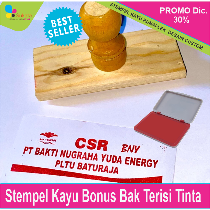 Jual STEMPEL KAYU PERSEGI PANJANG STEMPEL RUNAFLEK STEMPEL LOGO STEMPEL ...