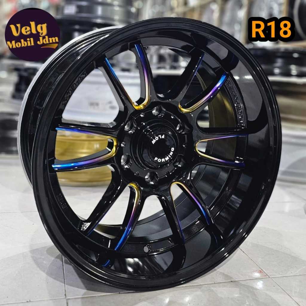 Jual velg racing 18 GAZE FLOW FORMING R18 velg pajero Fortuner Strada hilux | Shopee Indonesia