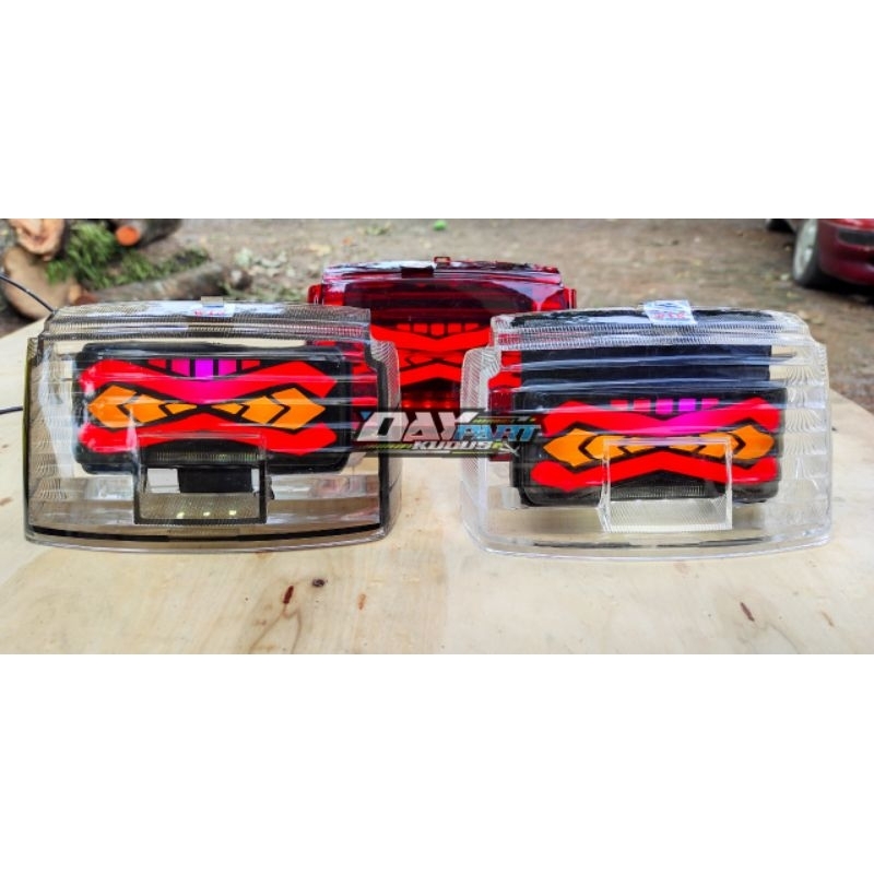 Jual stoplamp gl max pro neotech led running set mika smoke clear merah ...