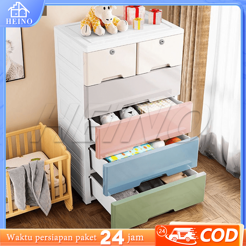 Jual HEINO Kabinet Laci Tidak Terkunci Lemari Laci Plastik Lemari Laci ...
