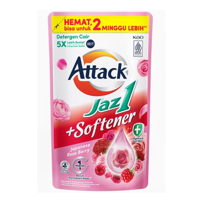 Jual Attack Jaz 1 Deterjen Cair + Pelembut | Shopee Indonesia