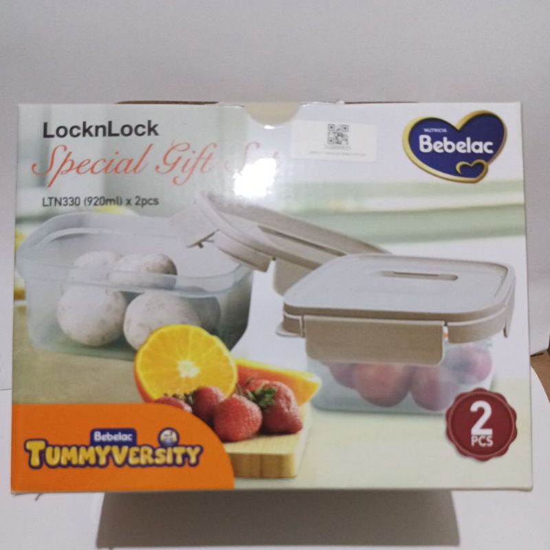 Jual Tupperware Lock n Lock 920 ml x 2 Tempat Makan | Shopee Indonesia