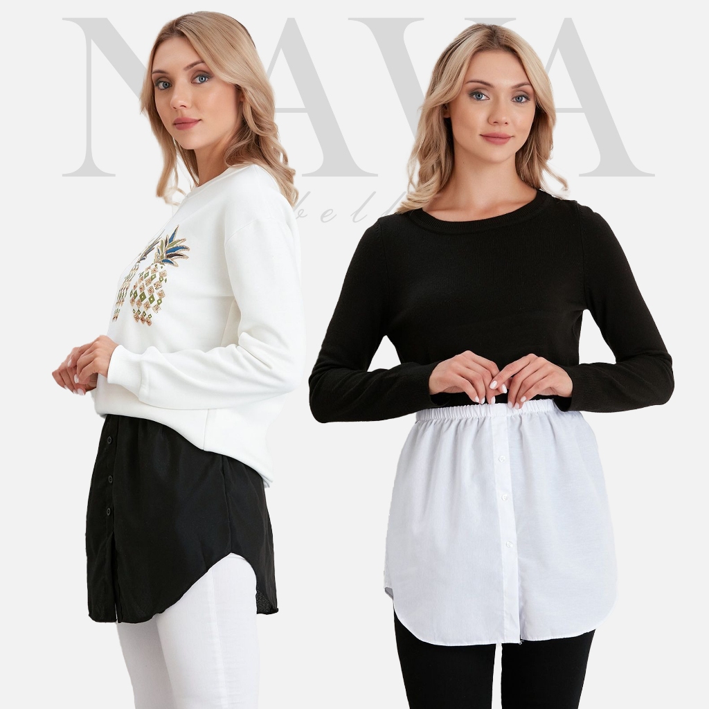 Jual NAVABELLE - Extender Skirt | Rok Extender | Fake Skirt | Rok Palsu ...