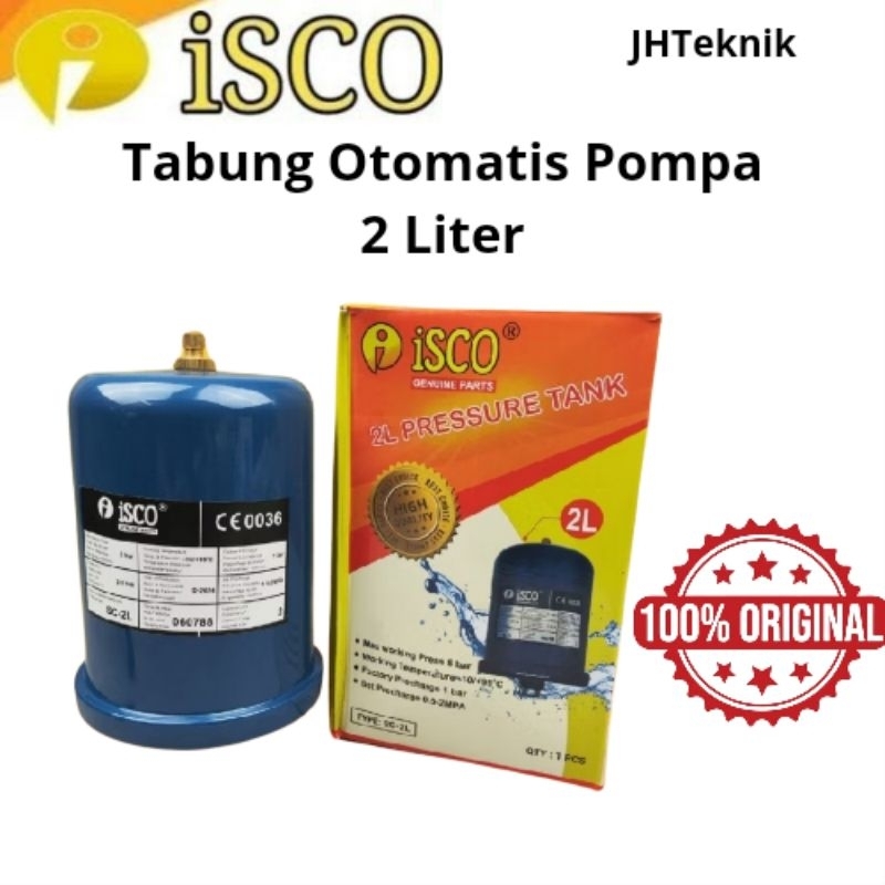 Jual JHteknik Tabung Otomatis Pompa 2 Liter Besi PS-130 ISCO 100% ...
