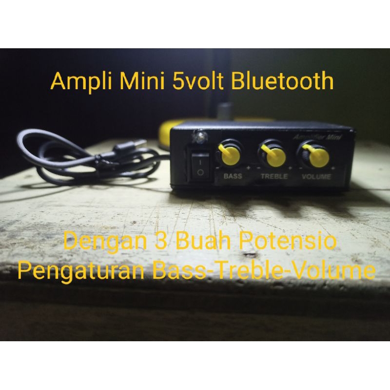 Jual Ampli Mini 5v Bluetooth/Ampli Mini Rakitan Miniatur | Shopee Indonesia