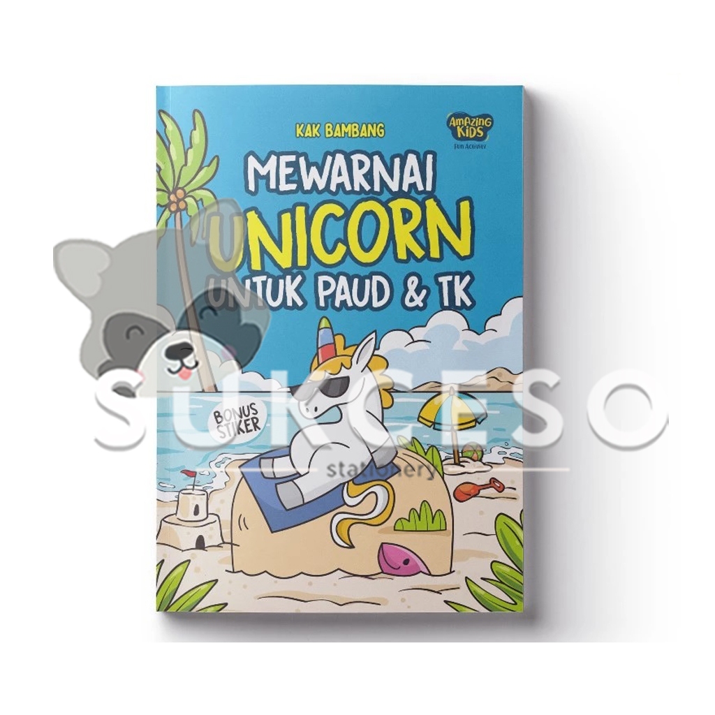 Jual AMAZING KIDS Buku Mewarnai Unicorn / Coloring Book Kuda Poni untuk ...