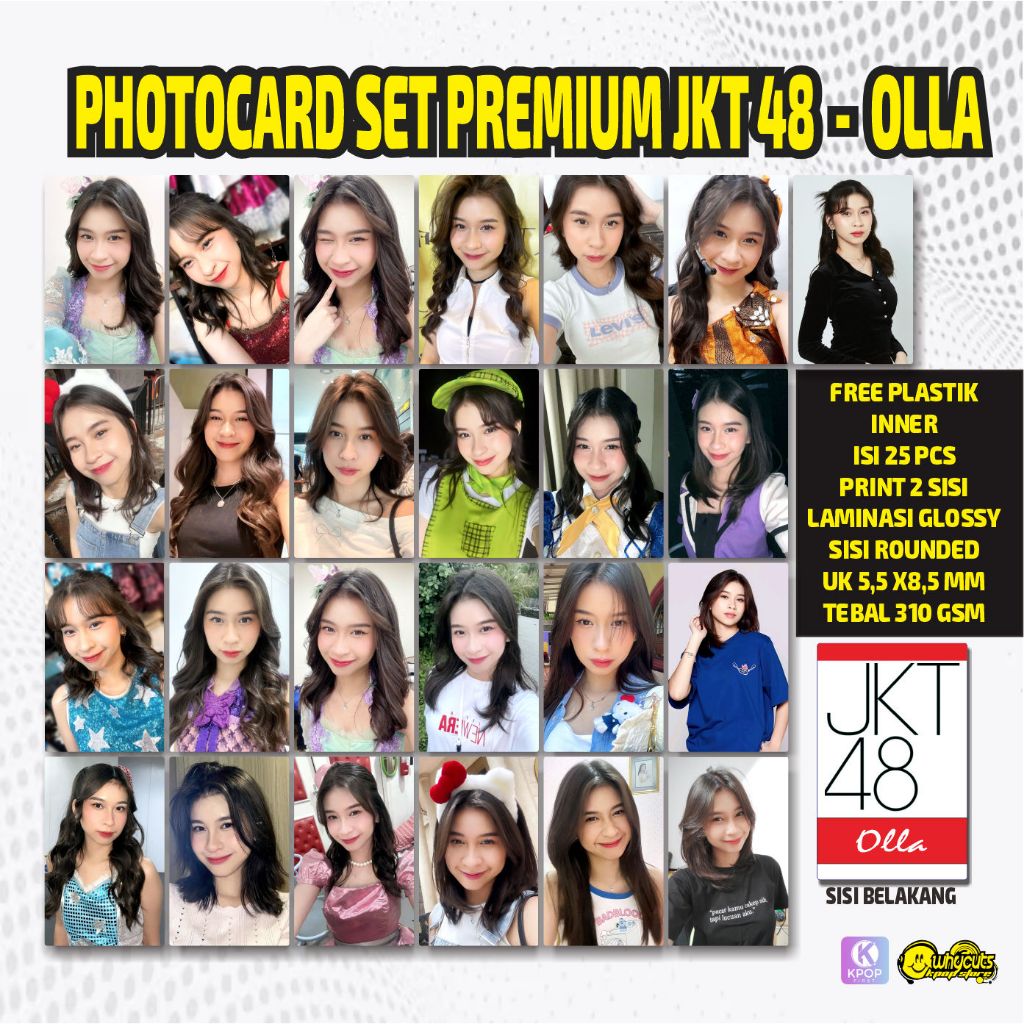 Jual PC Photocard JKT48 OLLA isi 25 pcs | Shopee Indonesia