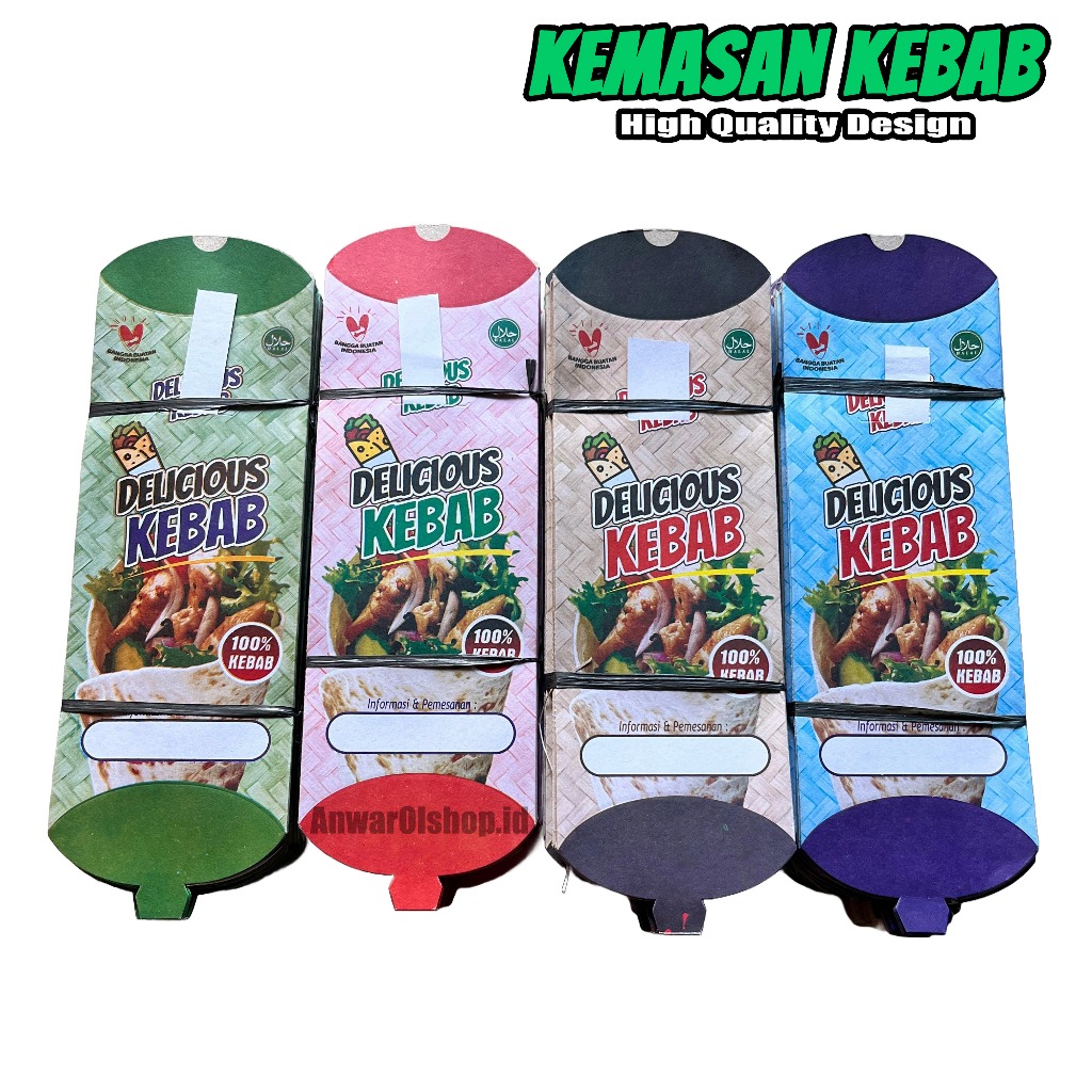 Jual Wadah kebab Jumbo Ukuran 24x9 cm isi 100 pcs / Kemasan Kebab / Dus ...