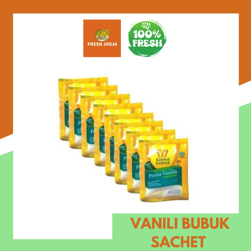 Jual Vanili Bubuk Sachet 2gr | Fresh Jogja | Shopee Indonesia